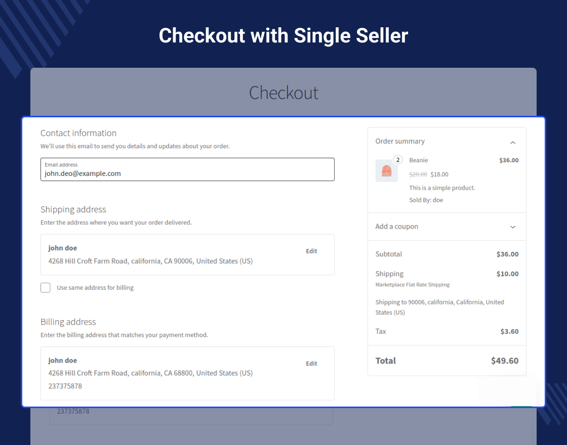 Marketplace Split Cart Plugin for WooCommerce by Webkul | CodeCanyon