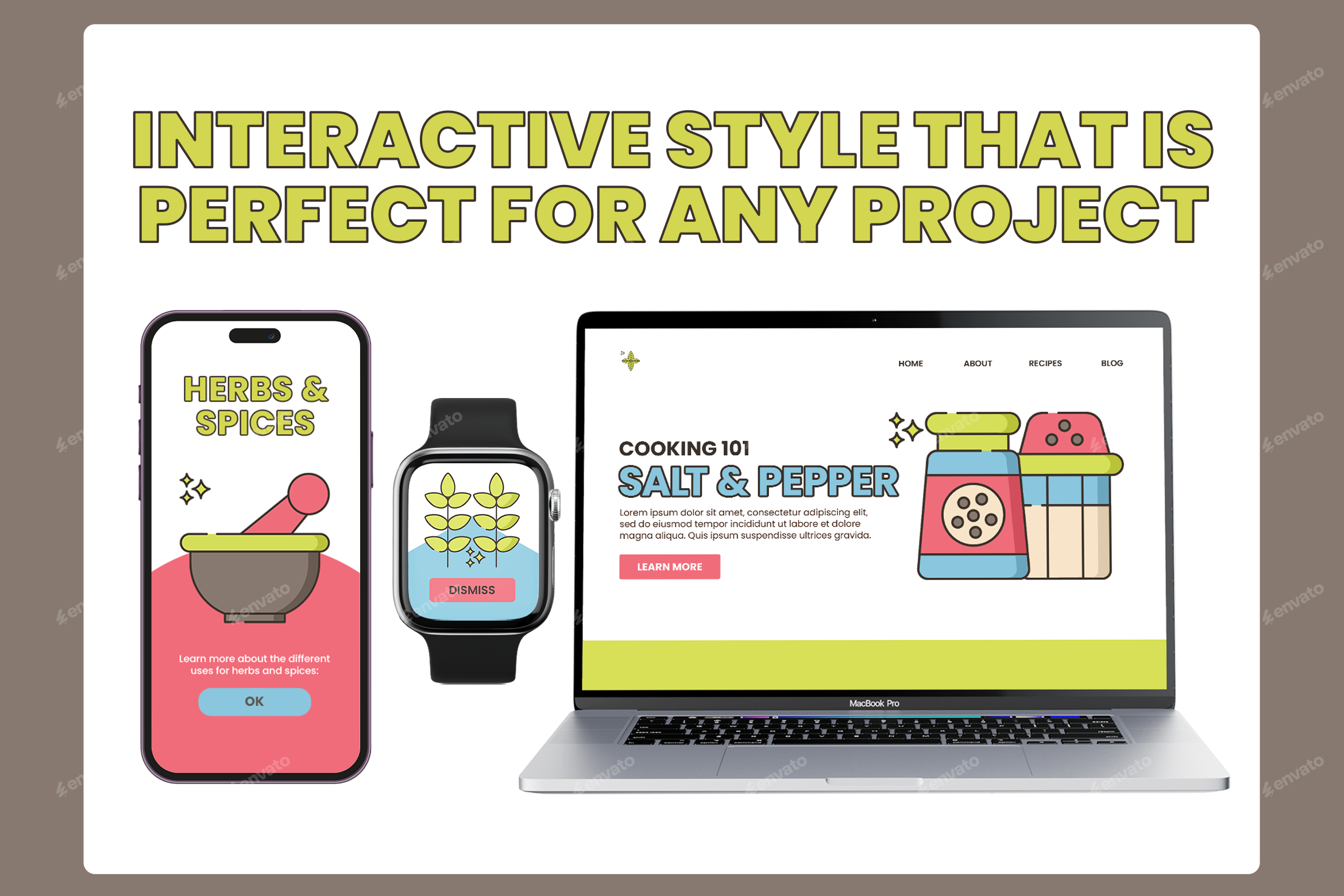 55 Herbs and Spices Icons | Hazel Series, Icons | GraphicRiver