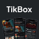 TikBox | Figma Template - Ticket Movie Booking UI KIts App, Web Elements
