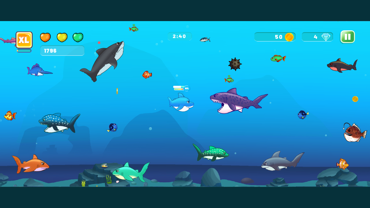 Baby Shark: A High-Speed Ocean Survival Game with Dynamic Enemy ...