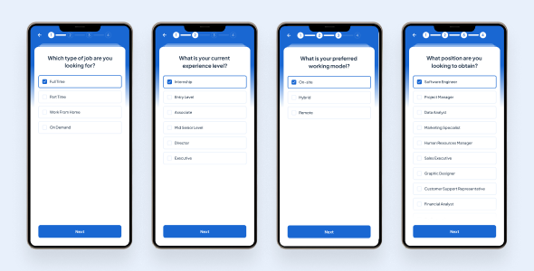 JobBoard - Job Board Job Seeker and Listing Mobile App Template ...