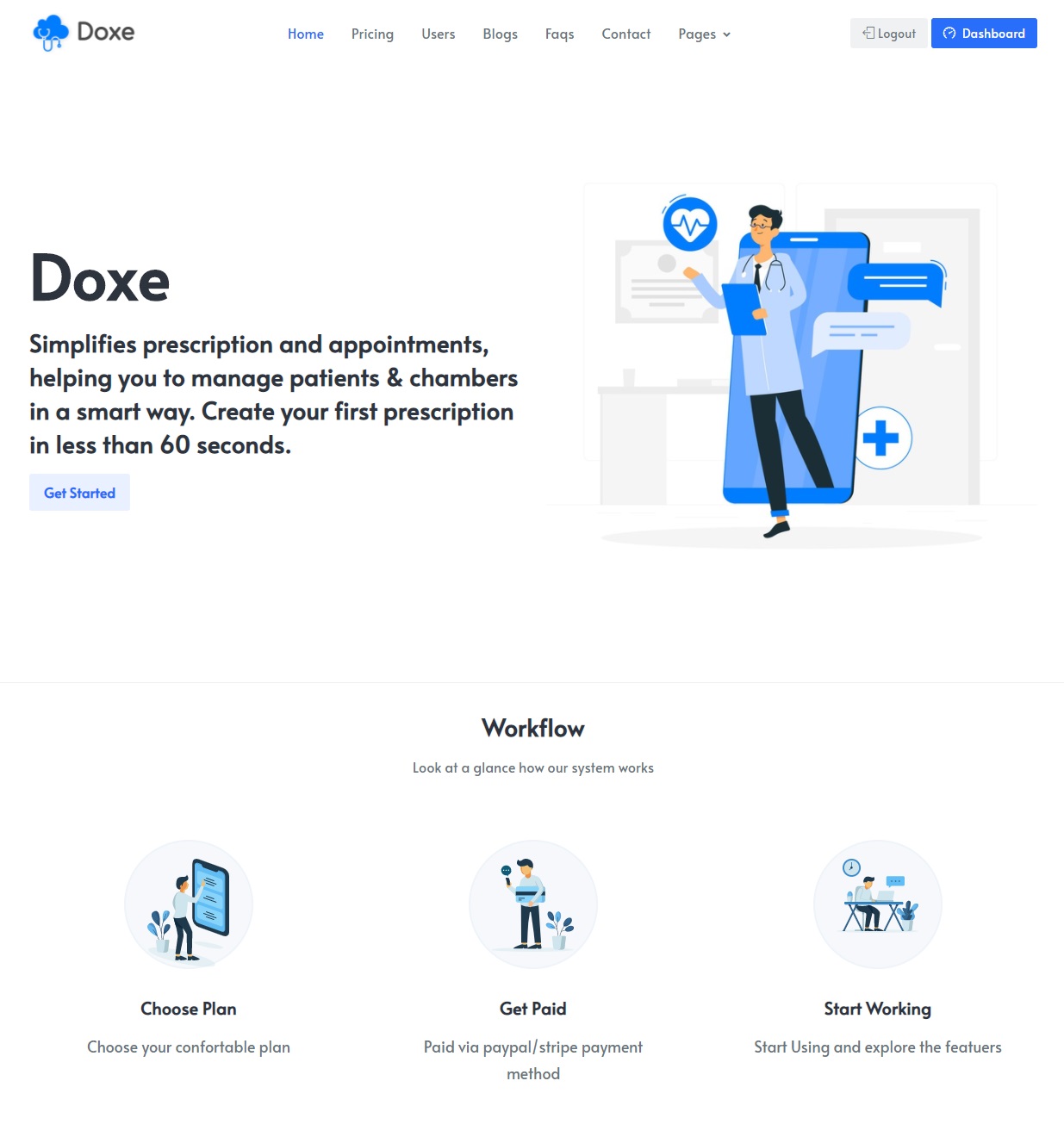 Doxe - SaaS Doctors Chamber, Prescription & Appointment Software by ...
