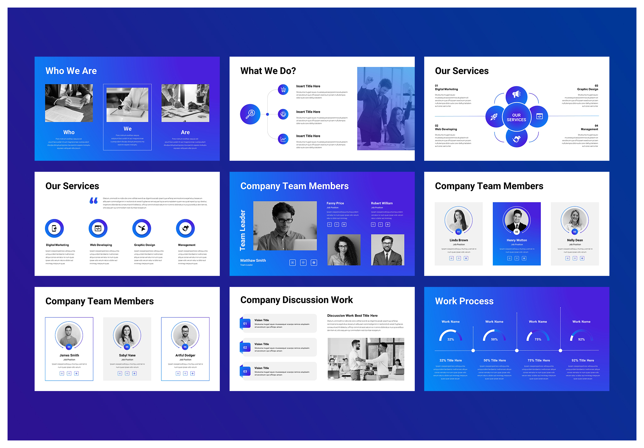 Corporate Business Google_Slide Template, Presentation Templates ...
