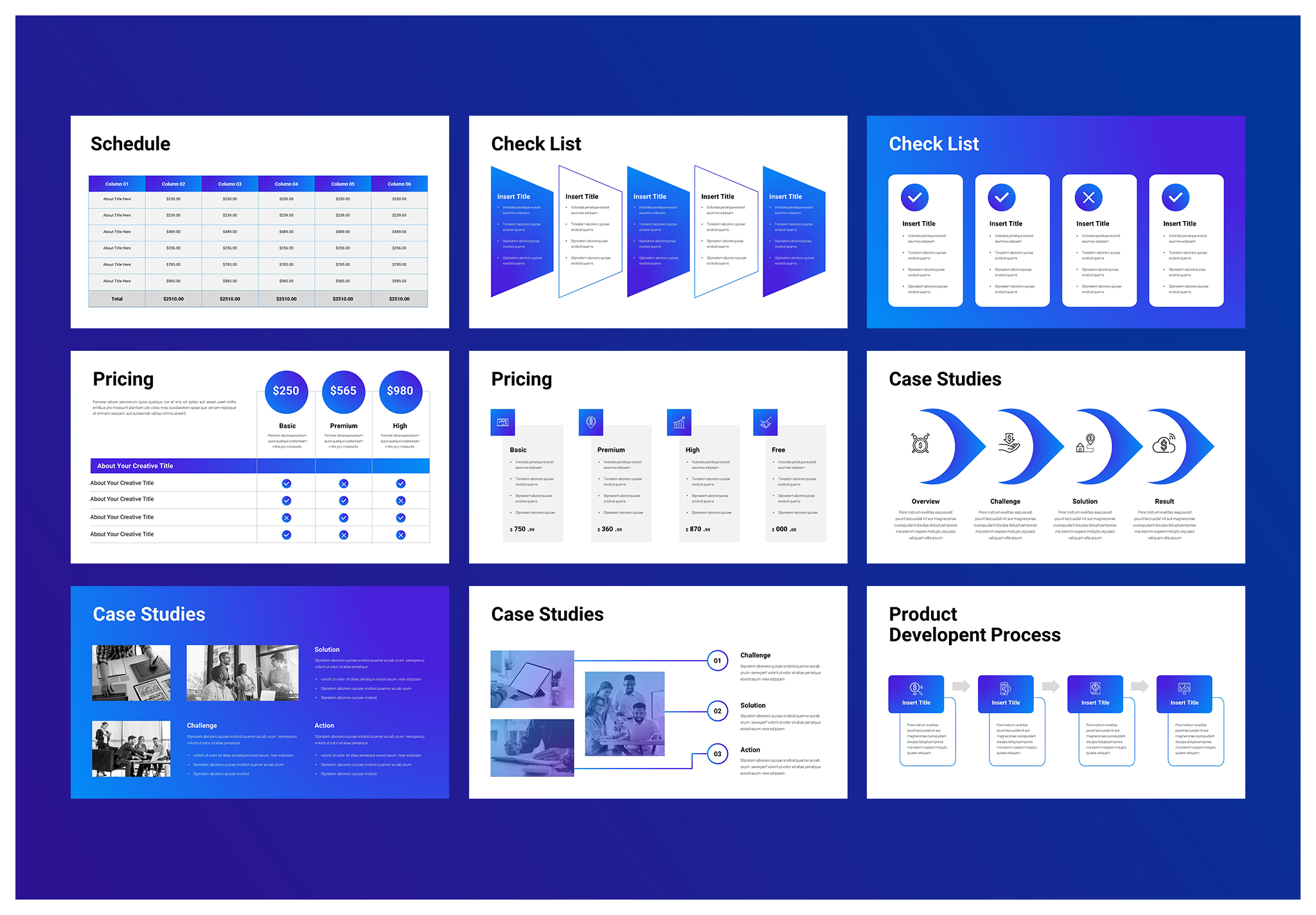 Corporate Business Google_Slide Template, Presentation Templates ...