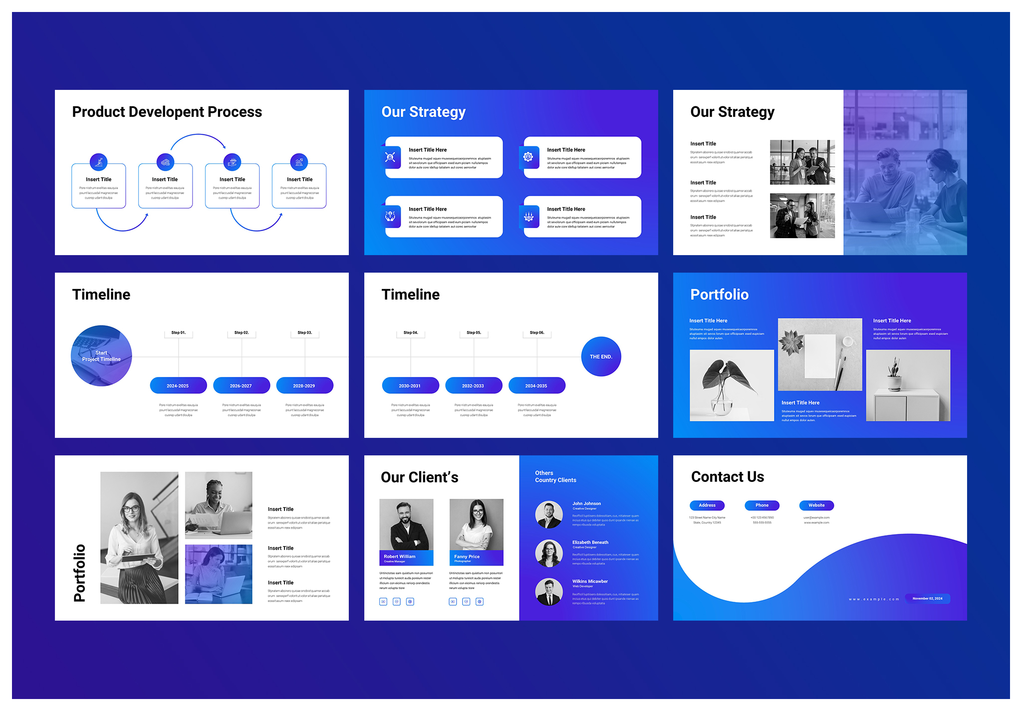 Corporate Business Google_Slide Template, Presentation Templates ...