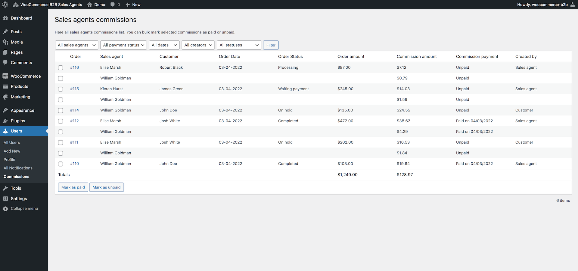 WooCommerce B2B Sales Agents by code4lifeitalia | CodeCanyon