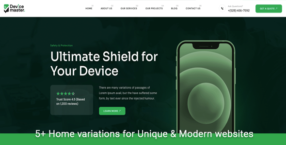 Devicemaster - Mobile & Computer Repair Services WordPress Theme by ...