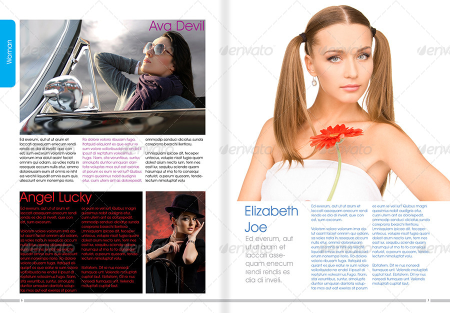 Magazine 50 Pages + 4 Covers Template, Print Templates | GraphicRiver