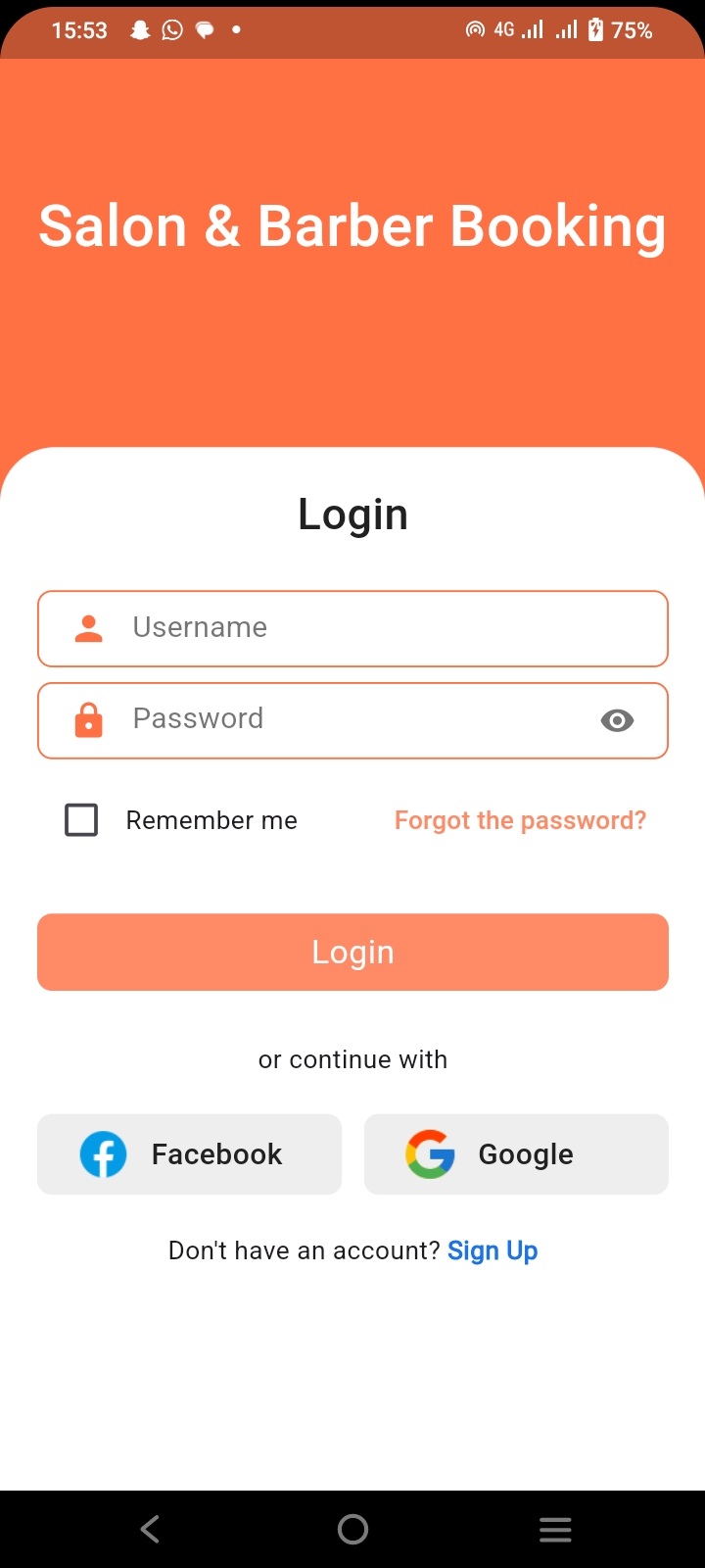 Salon Barber Booking Flutter UI Kit by CodentraTech | CodeCanyon
