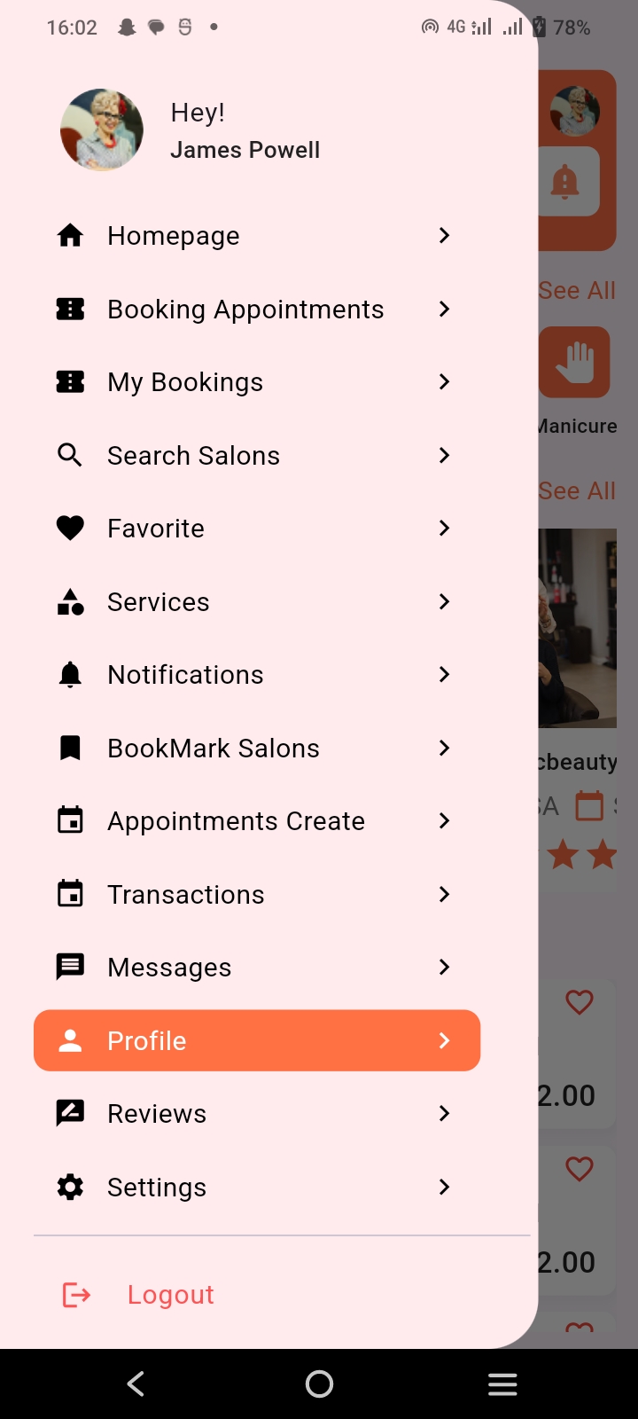 Salon Barber Booking Flutter UI Kit by CodentraTech | CodeCanyon