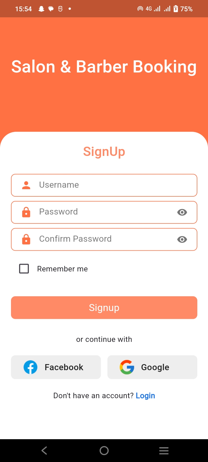 Salon Barber Booking Flutter UI Kit by CodentraTech | CodeCanyon