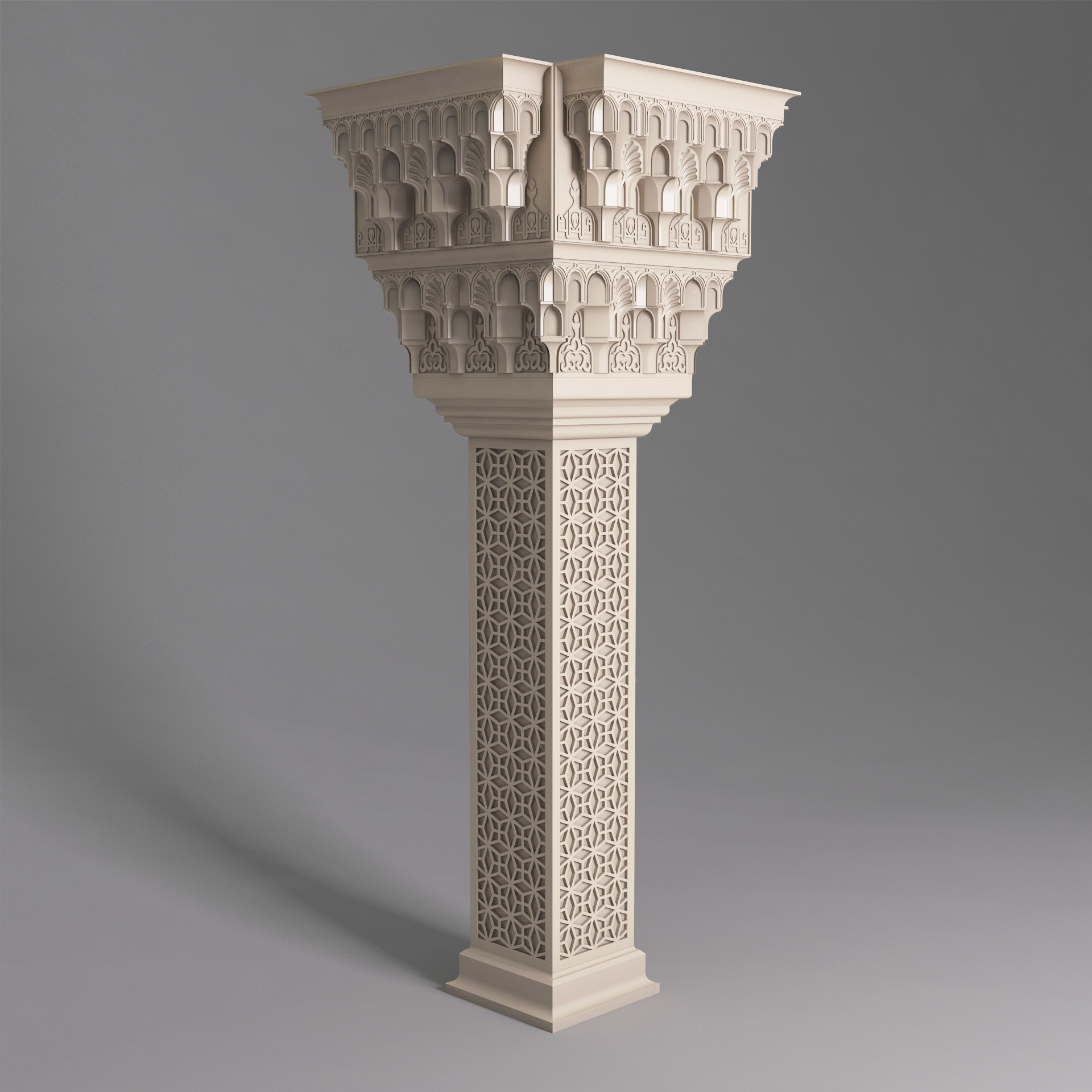 Classic Islamic Column 001 by Elshan_3d_artist | 3DOcean