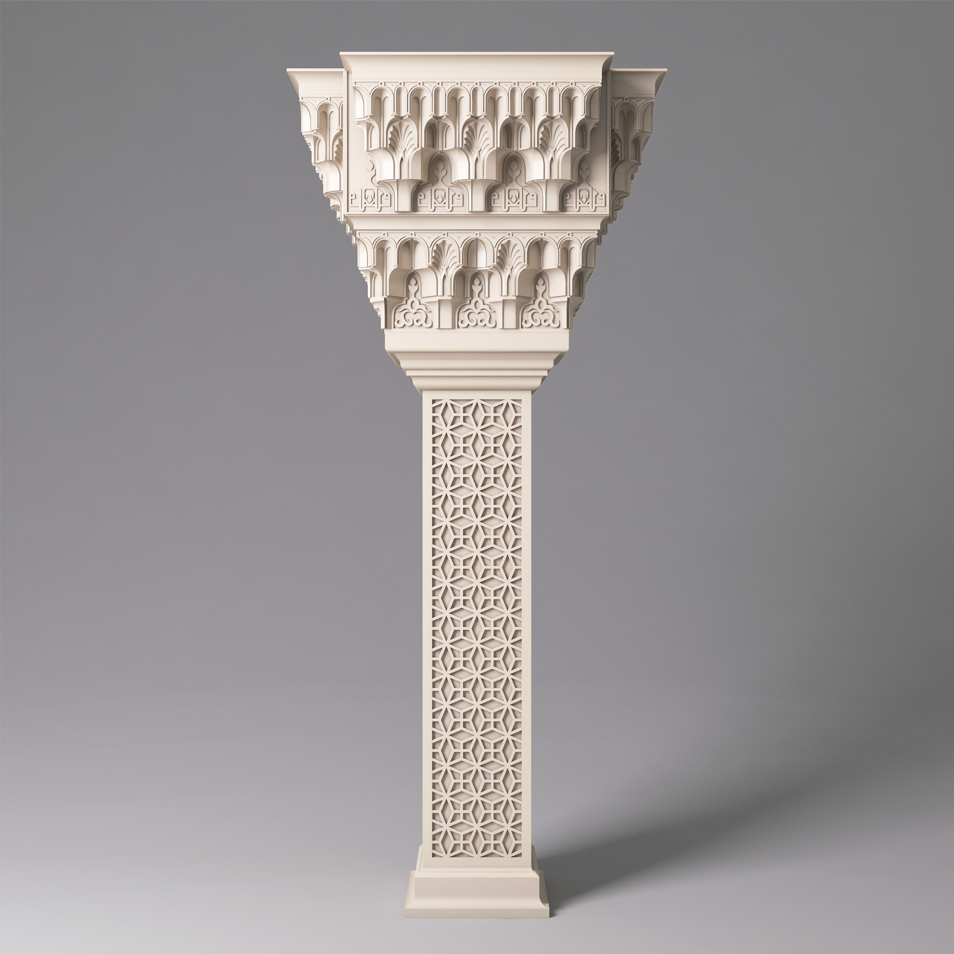 Classic Islamic Column 001 by Elshan_3d_artist | 3DOcean