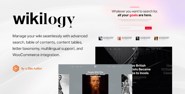 Wikilogy - Wiki, Magazine & News WordPress Theme by GloriaThemes ...