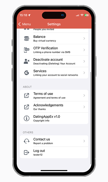 Dating App for iOS (Enhanced version) by qascript | CodeCanyon