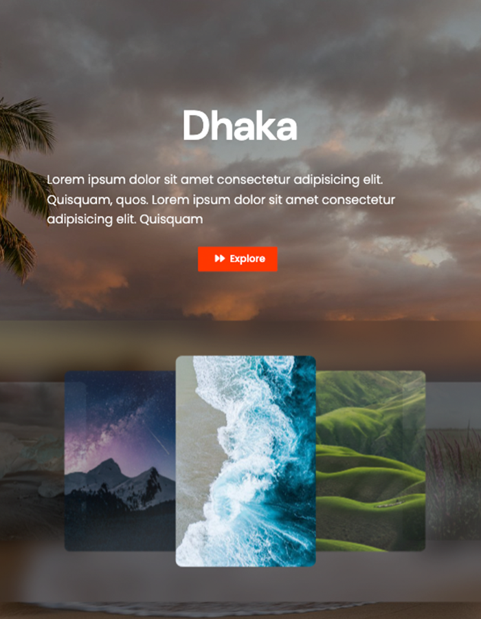 Responsive One-Page Tailwind CSS 3 HTML Template with Hero Carousel Slider with Pure JS by ...