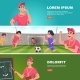Set of Football Coach Banners, Vectors | GraphicRiver