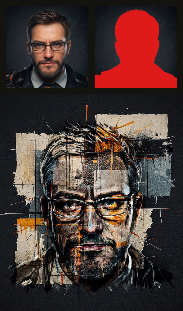 Mixed Media Template for Photoshop, Add-ons | GraphicRiver