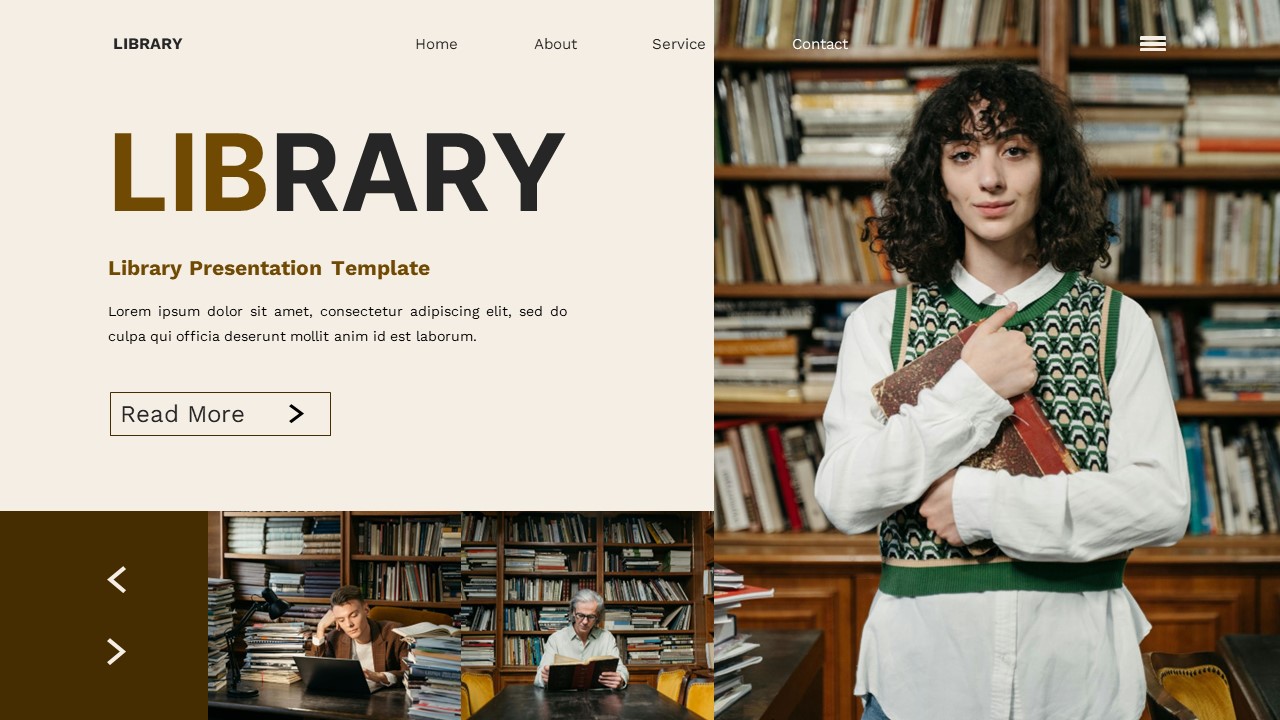 Library - Library Powerpoint Templates, Presentation Templates ...