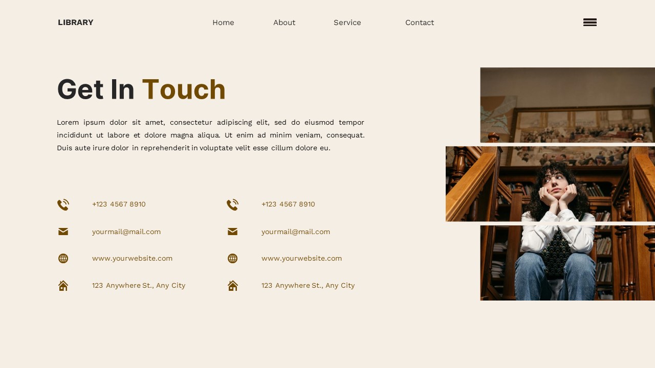 Library - Library Powerpoint Templates, Presentation Templates ...