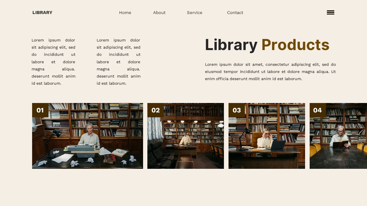 Library - Library Powerpoint Templates, Presentation Templates ...