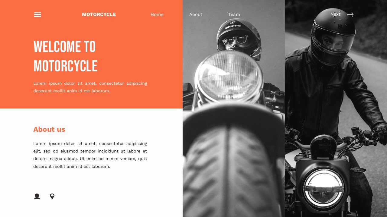 Motorcycle - Motorcycle Powerpoint Templates, Presentation Templates