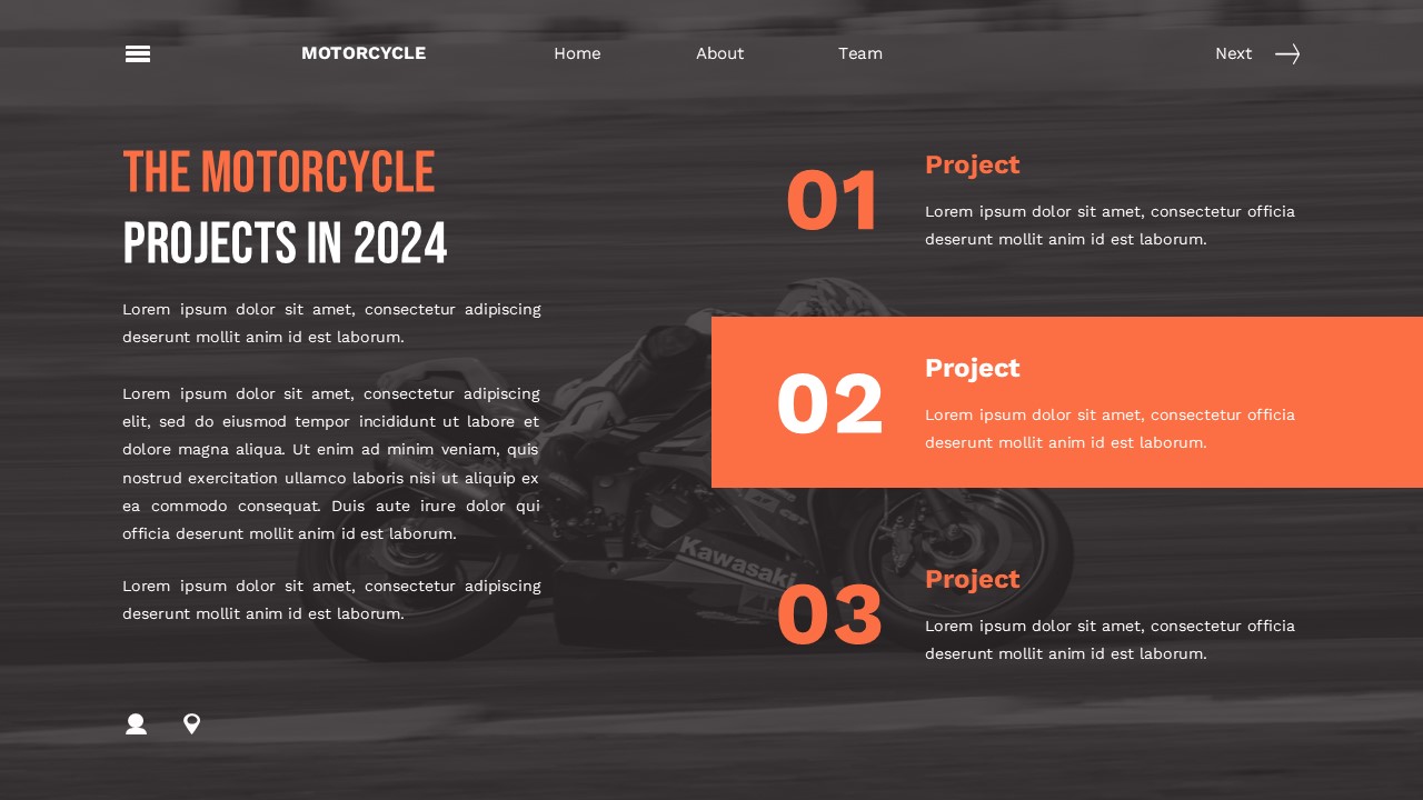 Motorcycle - Motorcycle Powerpoint Templates, Presentation Templates