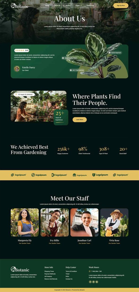 Botanic - Plant Store Elementor Template Kit by Kitpro | ThemeForest