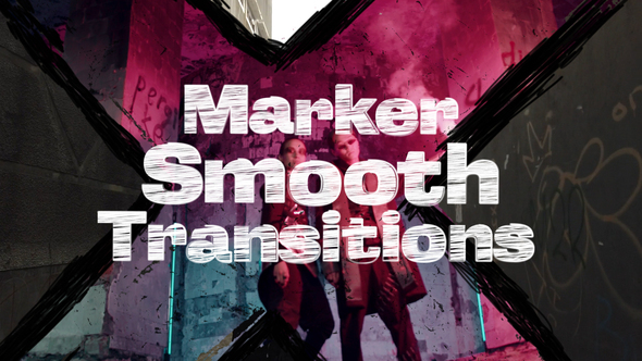 Marker Smooth Transitions, After Effects Project Files | VideoHive