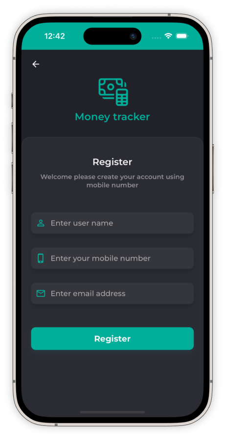 Money Management App Template in Ionic | Finance App Template ...
