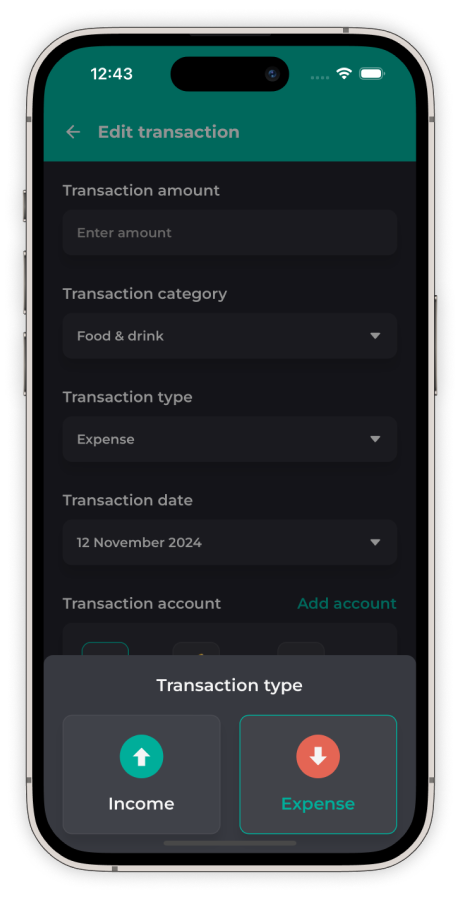 Money Management App Template in Ionic | Finance App Template ...