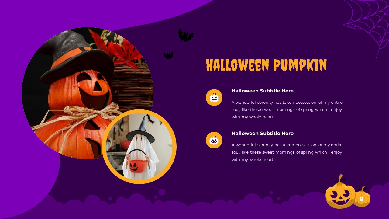 Halloween Party PowerPoint Presentation Template, Presentation Templates