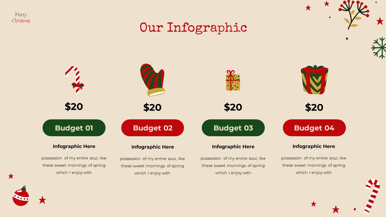 Merry Christmas Day PowerPoint Template, Presentation Templates ...