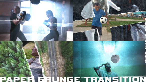 Paper Transition - Grunge Transition, After Effects Project Files ...