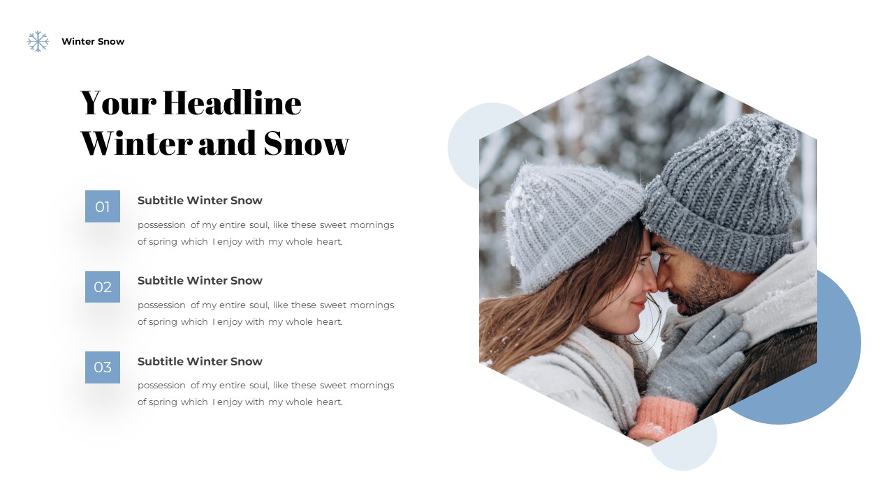 Winter Snow PowerPoint Template, Presentation Templates | GraphicRiver