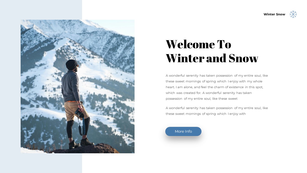 Winter Snow PowerPoint Template, Presentation Templates | GraphicRiver