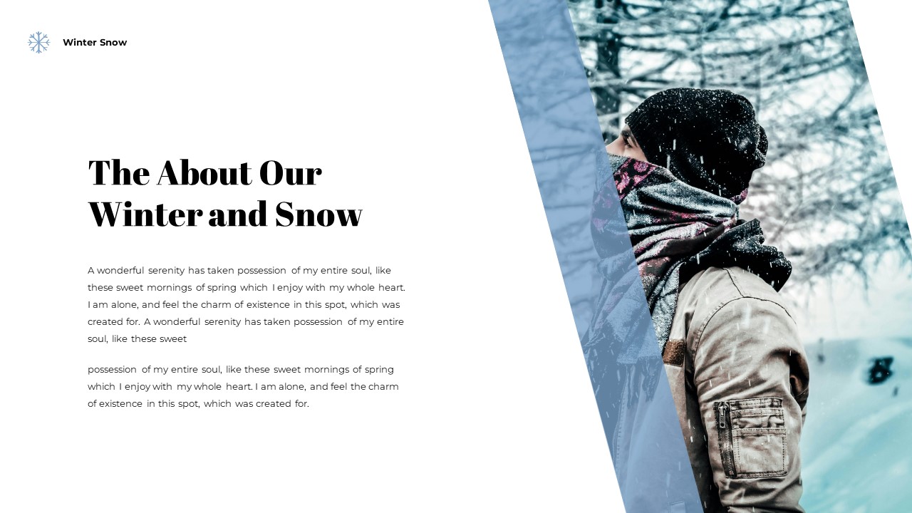 Winter Snow PowerPoint Template, Presentation Templates | GraphicRiver