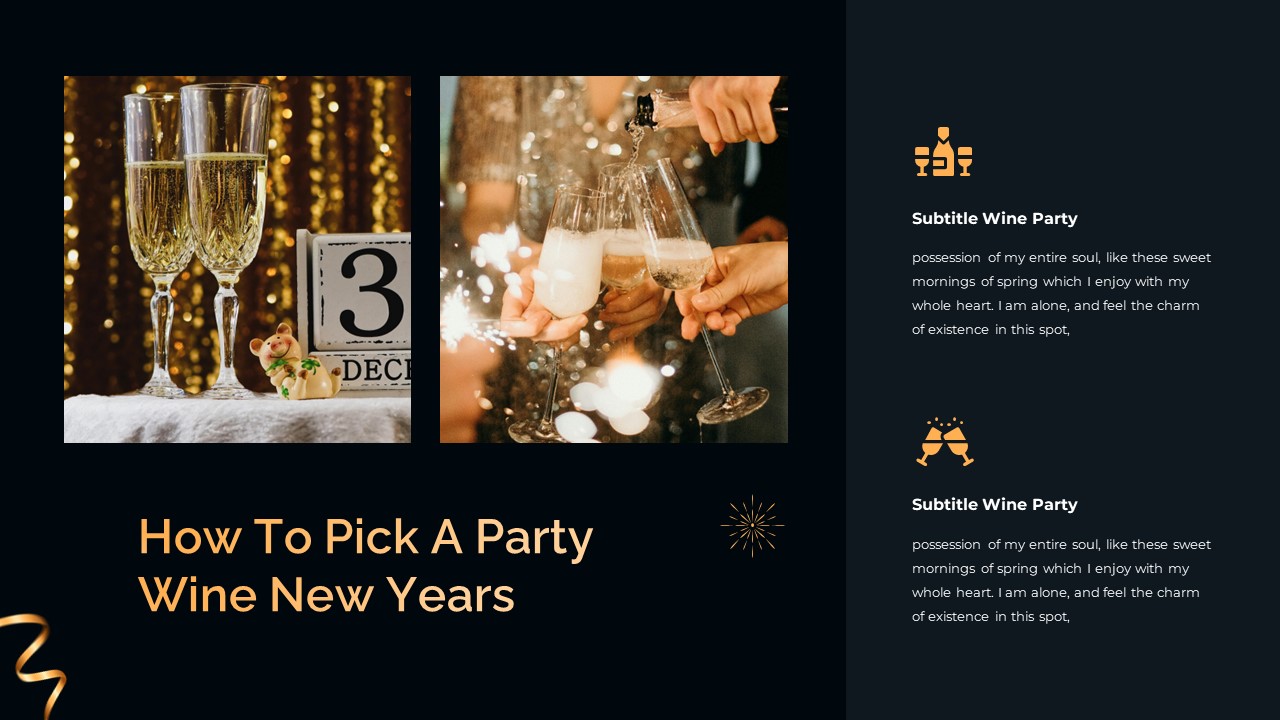 Happy New Years PowerPoint Template, Presentation Templates | GraphicRiver