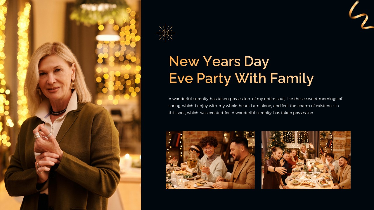 Happy New Years PowerPoint Template, Presentation Templates | GraphicRiver