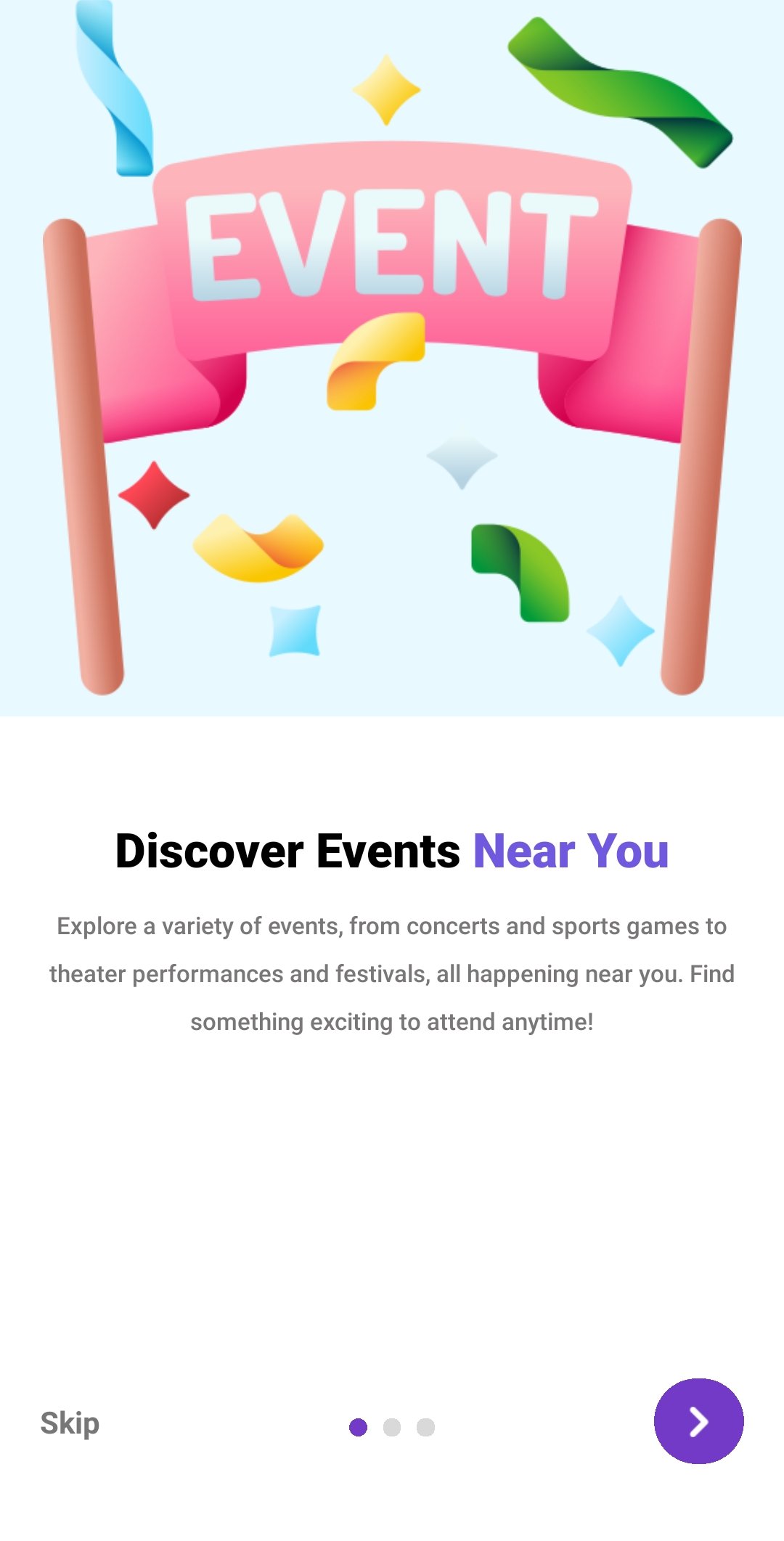 Event Ticket Booking App UI - React Native Template for Users & Event ...