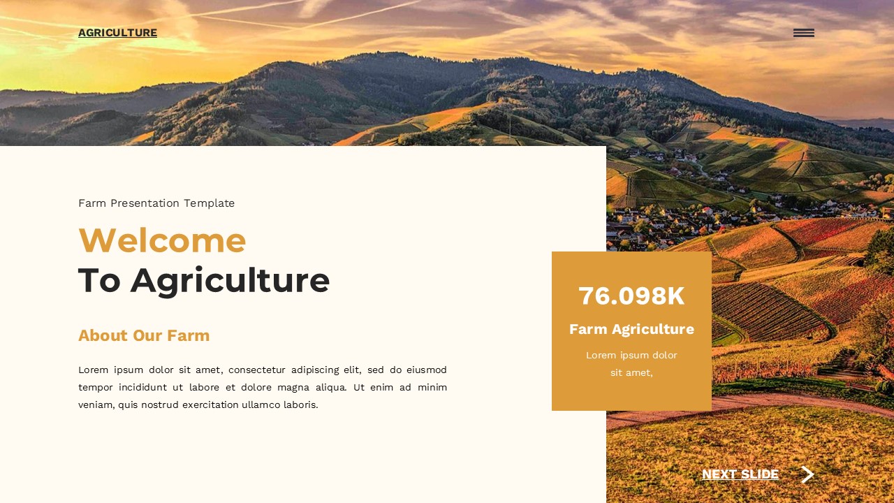 Agriculture - Farm Powerpoint Templates, Presentation Templates ...