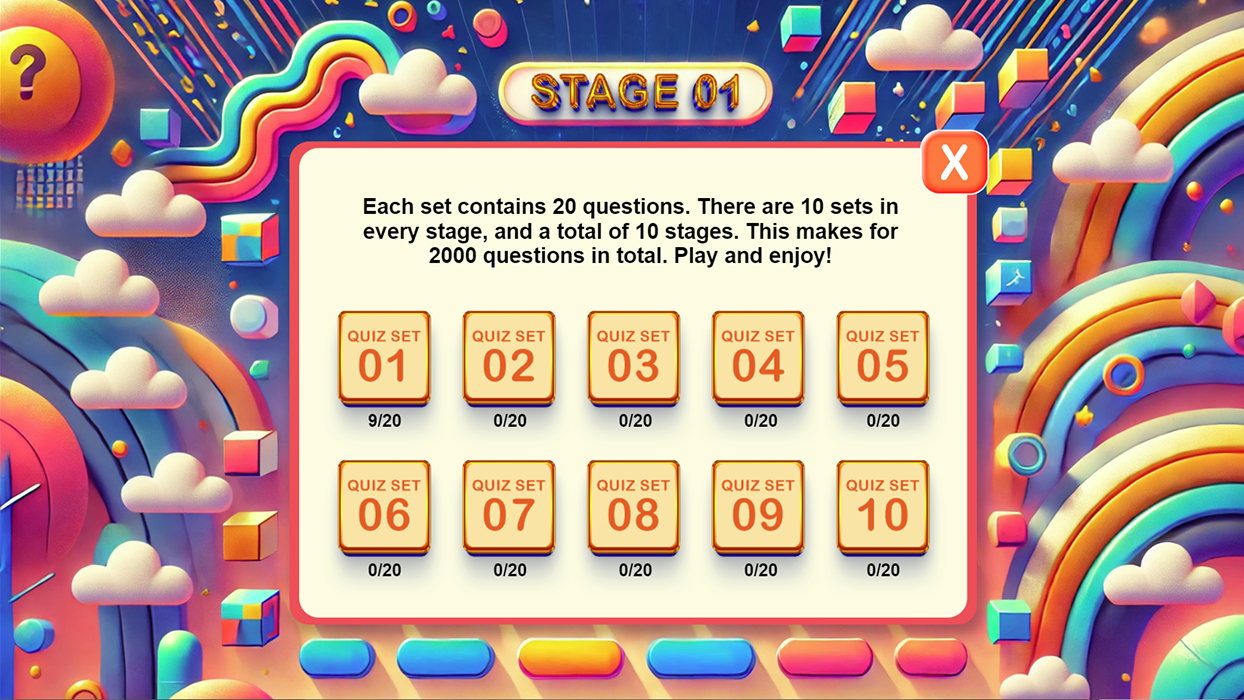 Quiz Master ( Construct 3 | C3P | HTML5 ) 2000 Questions Game by Pro_Gaming