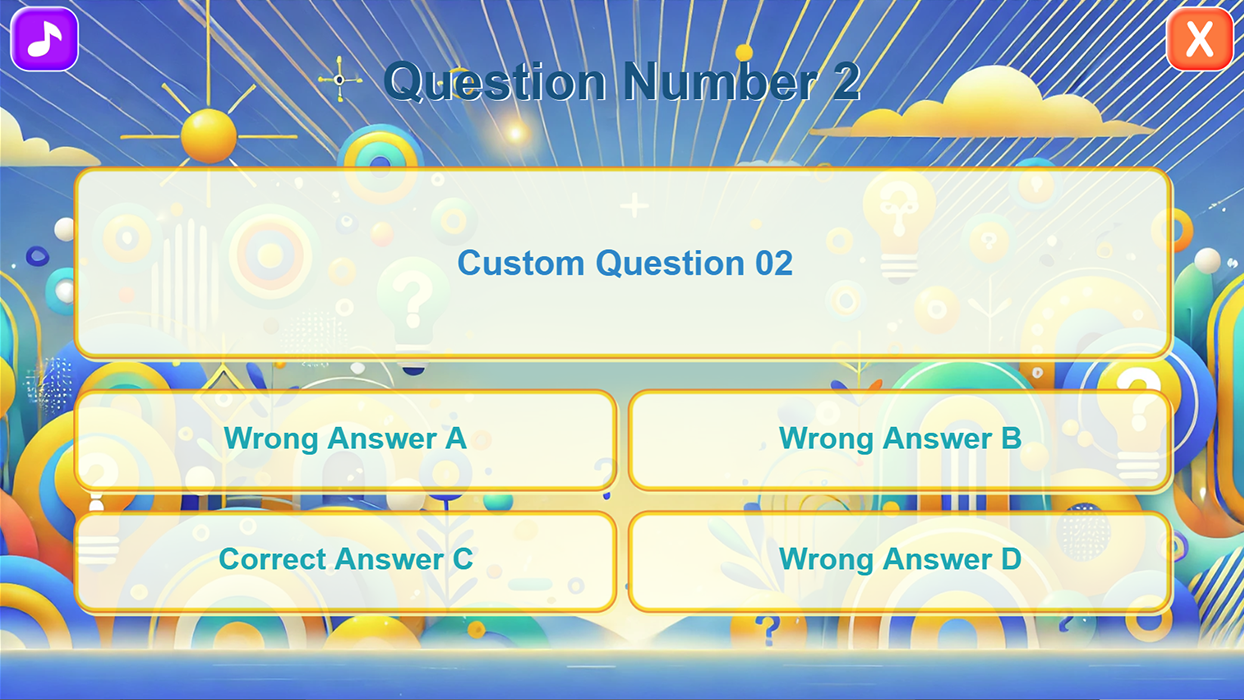 Quiz Master ( Construct 3 | C3P | HTML5 ) 2000 Questions Game by CGFX ...