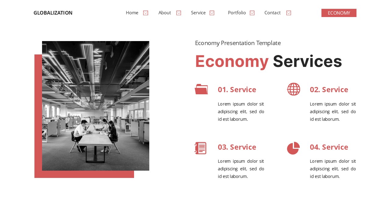 Globalization - Economy Powerpoint Templates, Presentation Templates