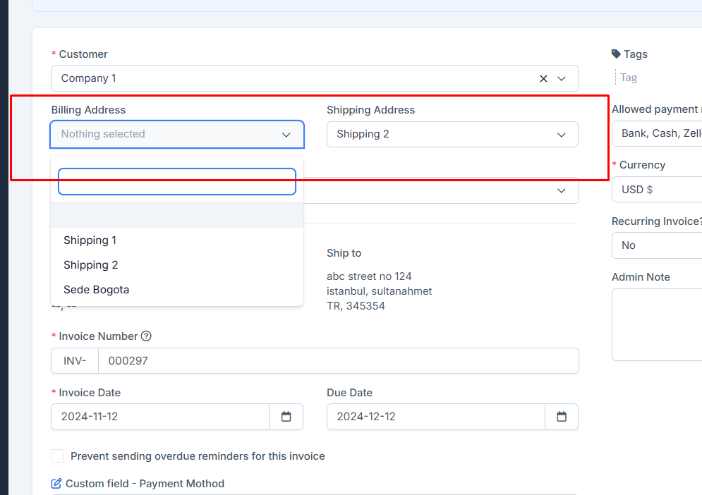 Multiple Address Module for Perfex CRM by halilaltndg | CodeCanyon