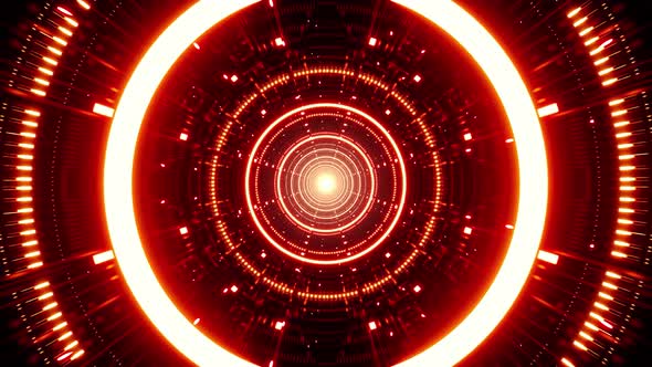 Pulsing Red Light Music Tunnel VJ Loop, Motion Graphics | VideoHive
