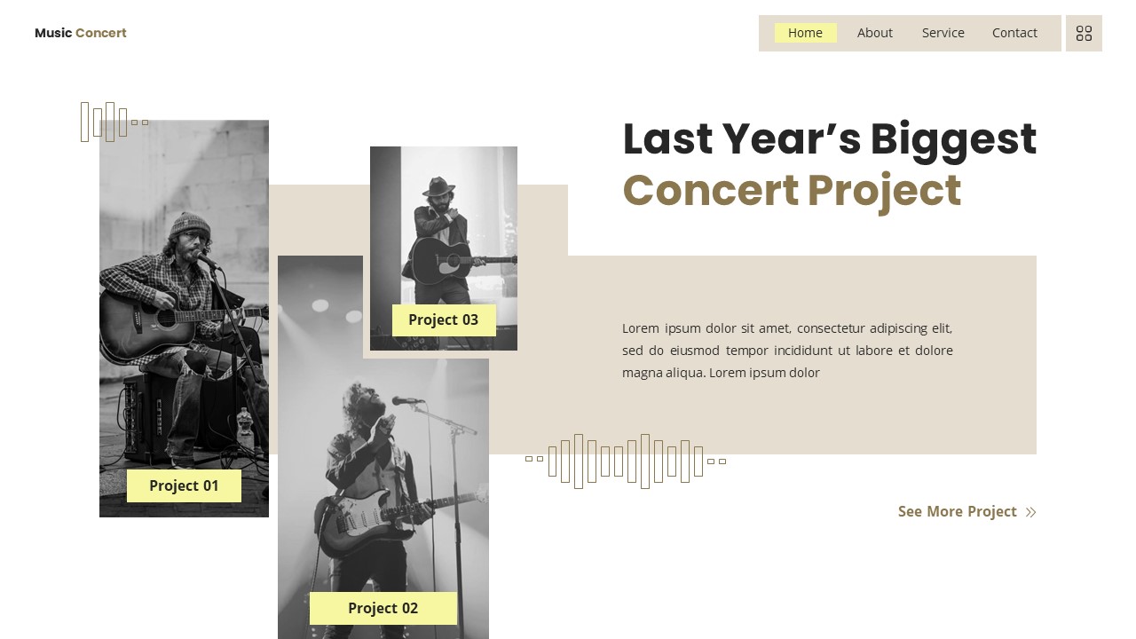 Music Concert - Music Powerpoint Templates, Presentation Templates