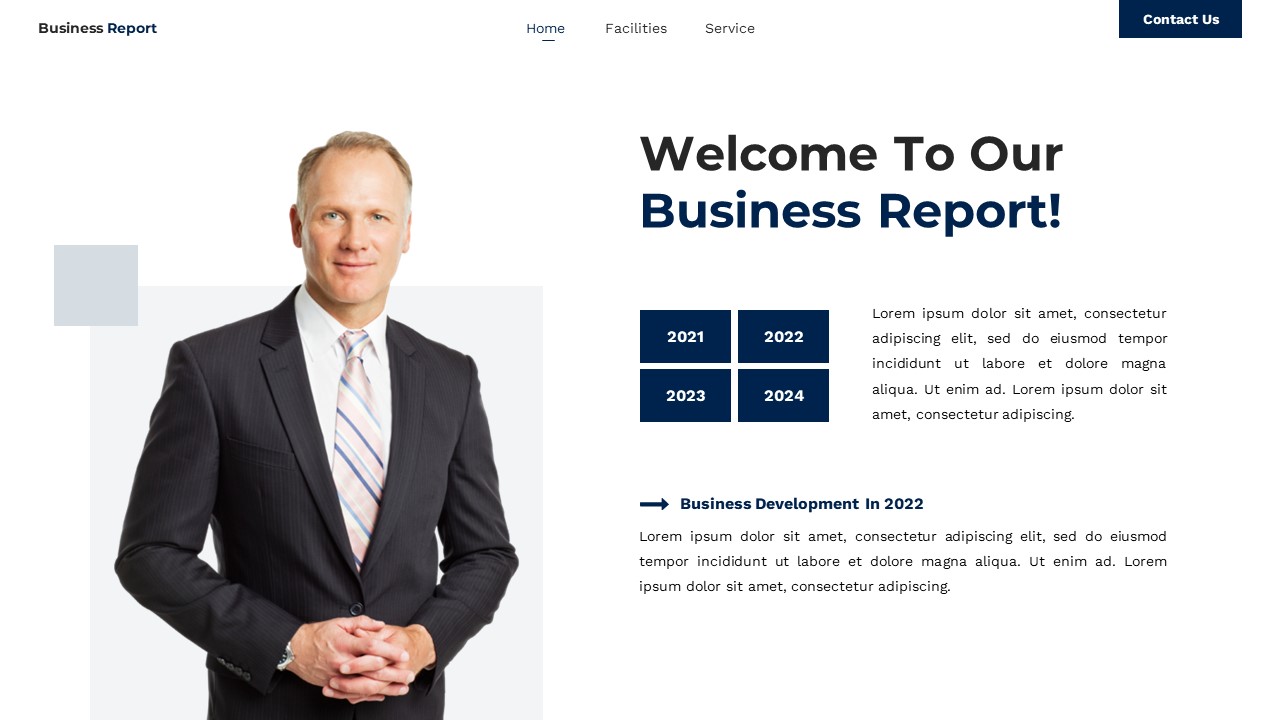 Business Report - Business Powerpoint Templates, Presentation Templates