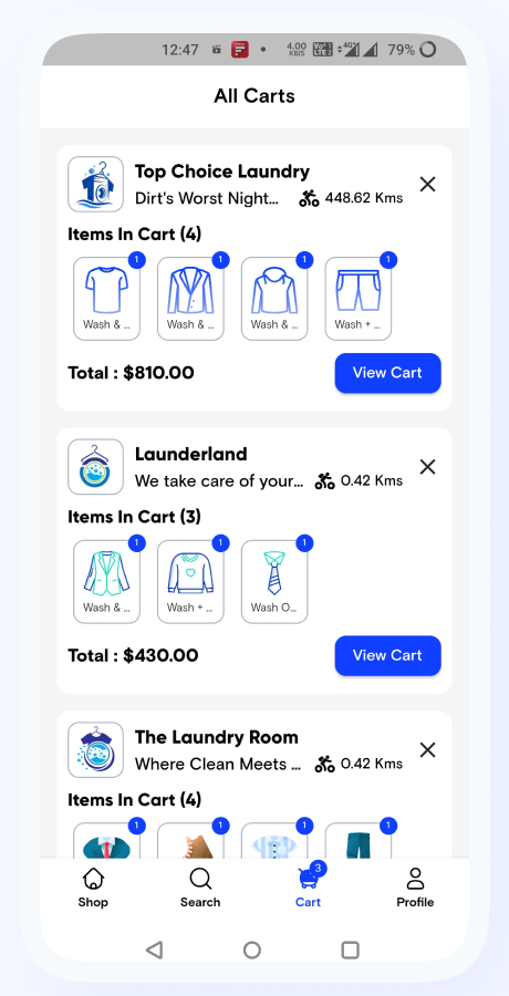 FastLaundry: Multi-Vendor Laundry Booking App - Dry Cleaning & Laundry ...