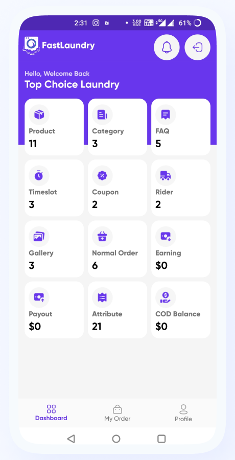 FastLaundry: Multi-Vendor Laundry Booking App - Dry Cleaning & Laundry ...
